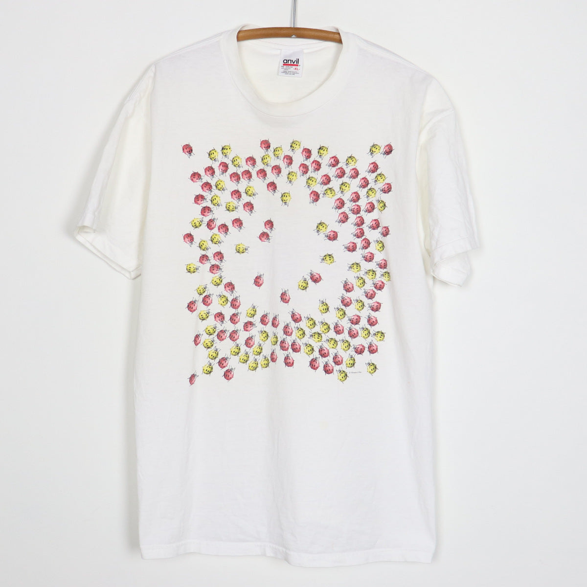 Original vintage 1990s Human-i-tees Lady Bugs Peace Sign Shirt | WyCo ...