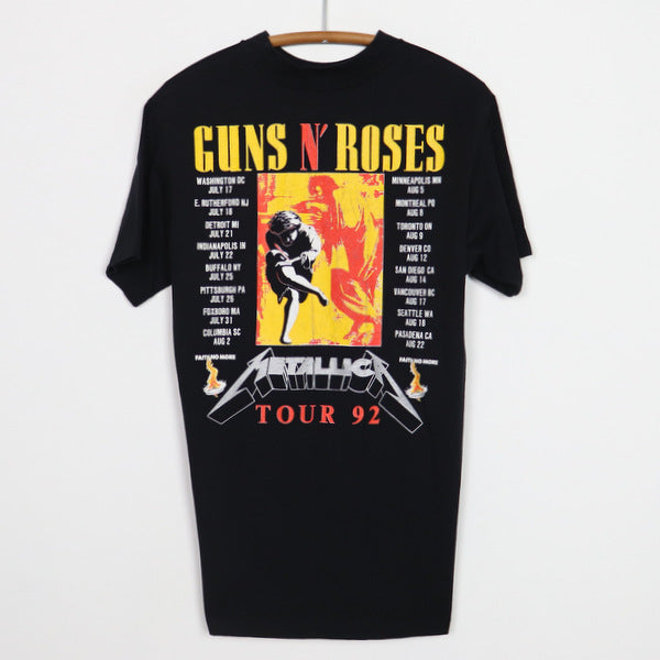 1992 Guns N Roses Metallica Tour Shirt Wyco Vintage