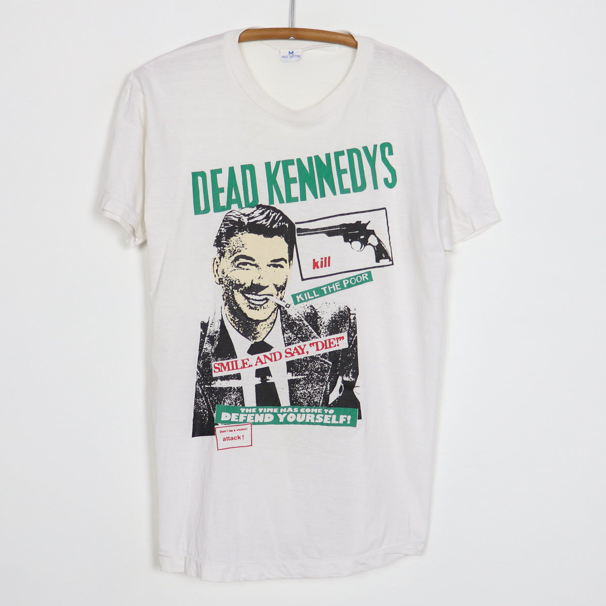 Original vintage 1980s Dead Kennedys Kill The Poor Shirt | WyCo Vintage