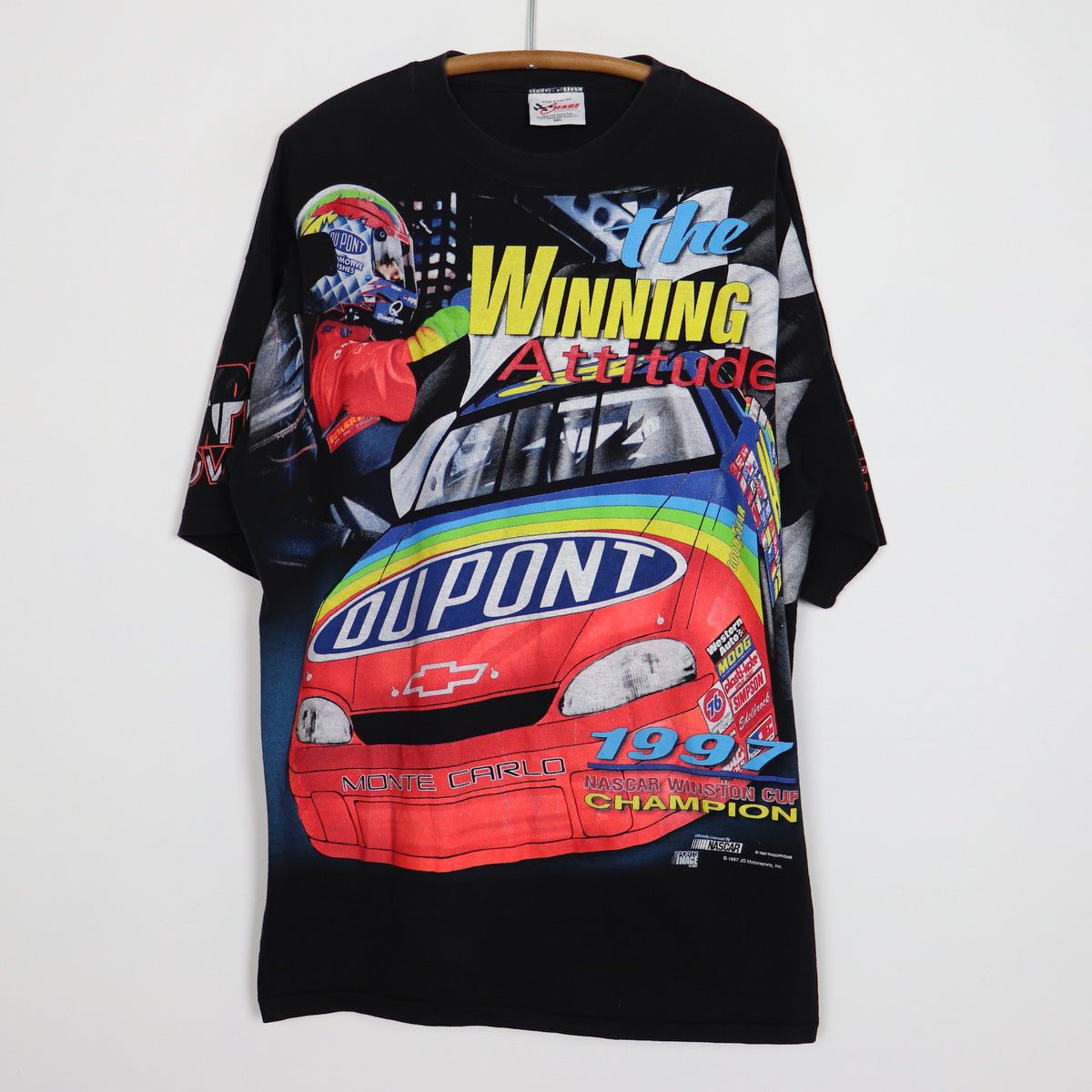 1997 Jeff Gordon Winning Attitude Nascar Shirt – WyCo Vintage