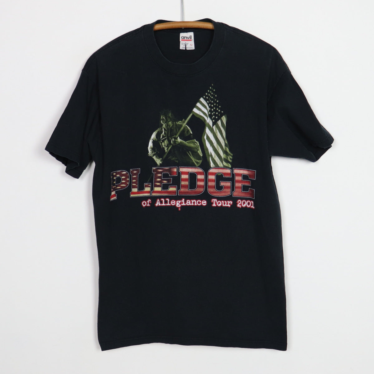 2001 Pledge Of Allegiance Tour Shirt | Authentic Vintage Tee – WyCo Vintage