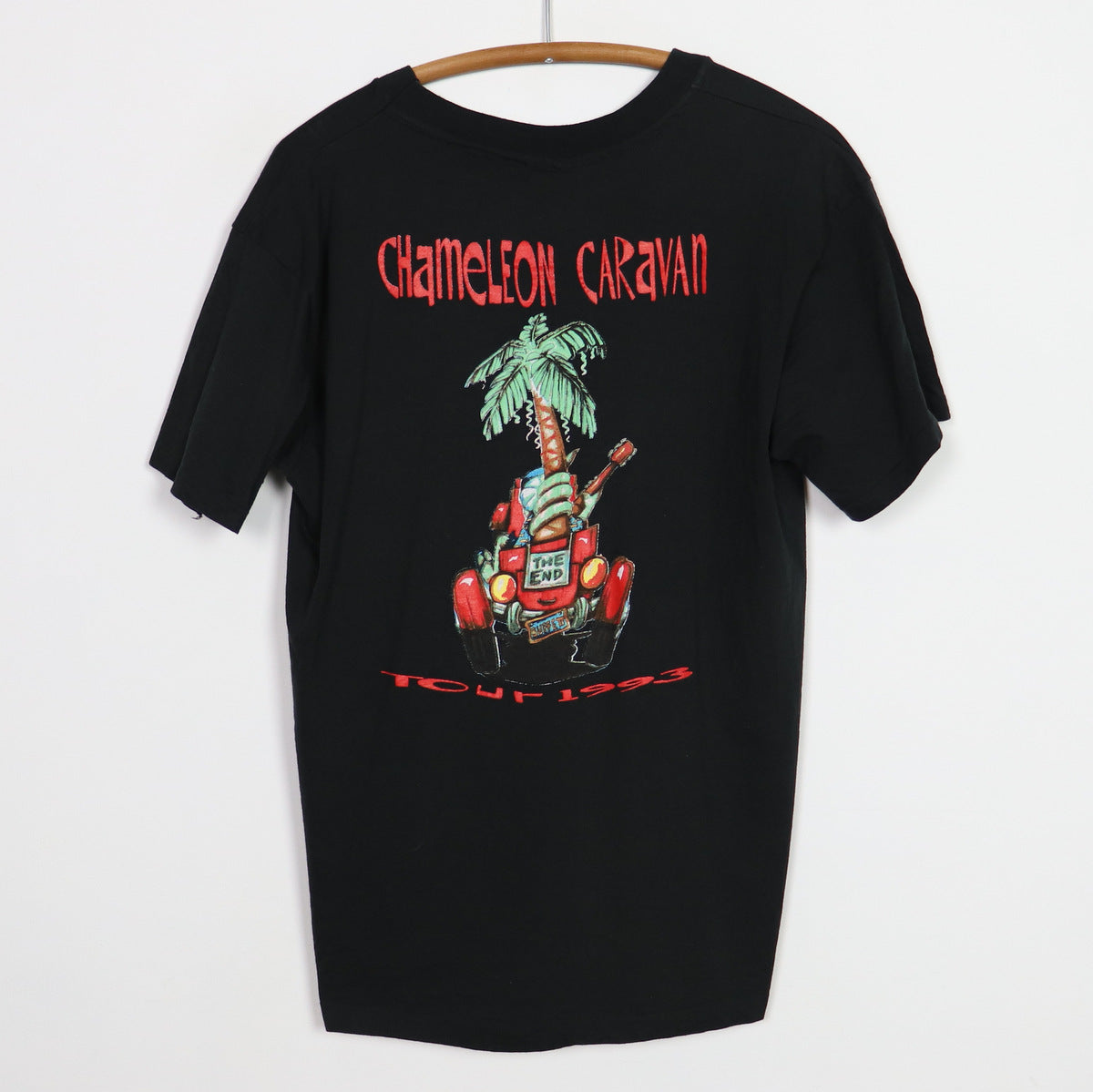 1993 Jimmy Buffett Chameleon Caravan Crew Tour Shirt | Authentic Vi ...