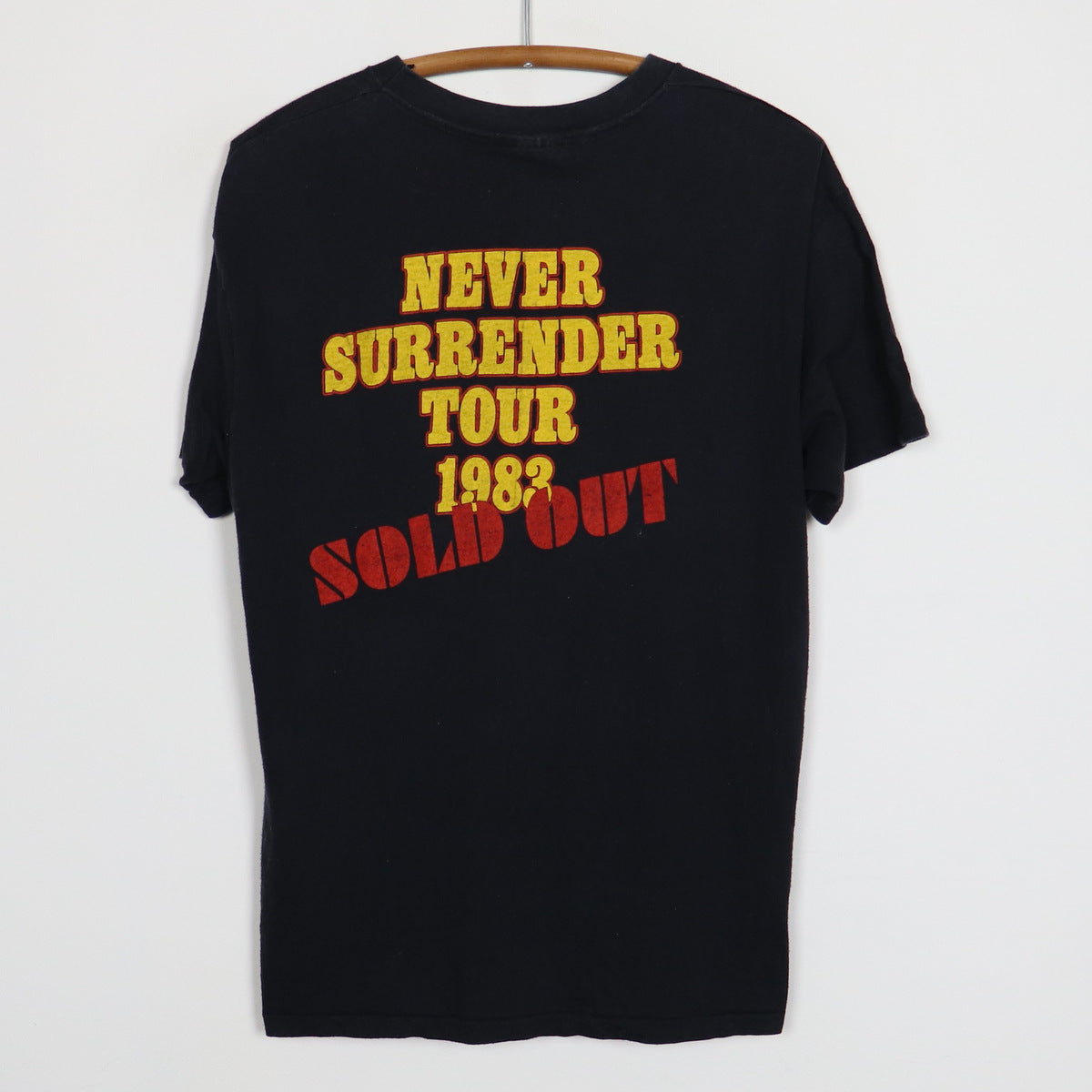 Original vintage 1982 Triumph Never Surrender Tour Shirt | WyCo Vintage