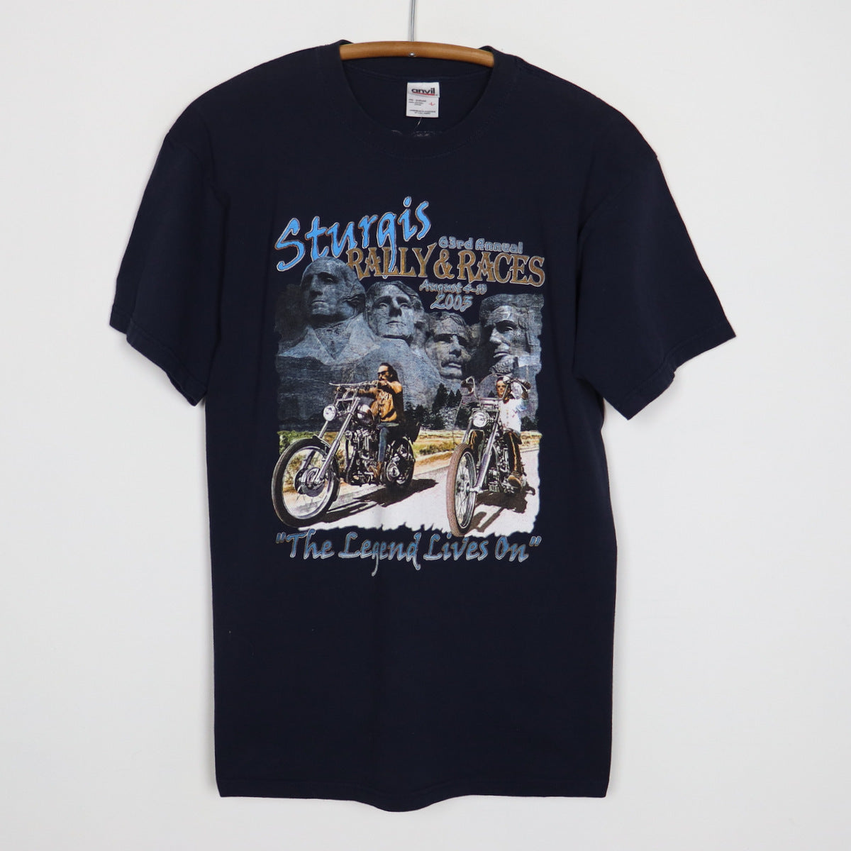 2003 Sturgis Motorcycle Rally Shirt | Authentic Vintage Tee – WyCo Vintage