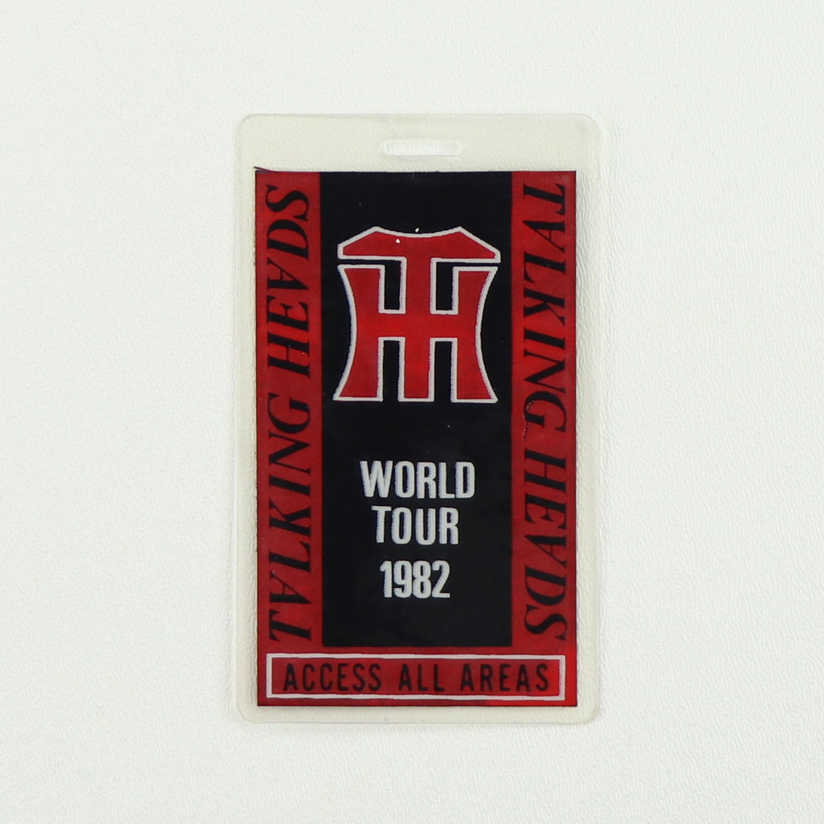 1982 Talking Heads World Tour All Access Backstage Pass – WyCo Vintage
