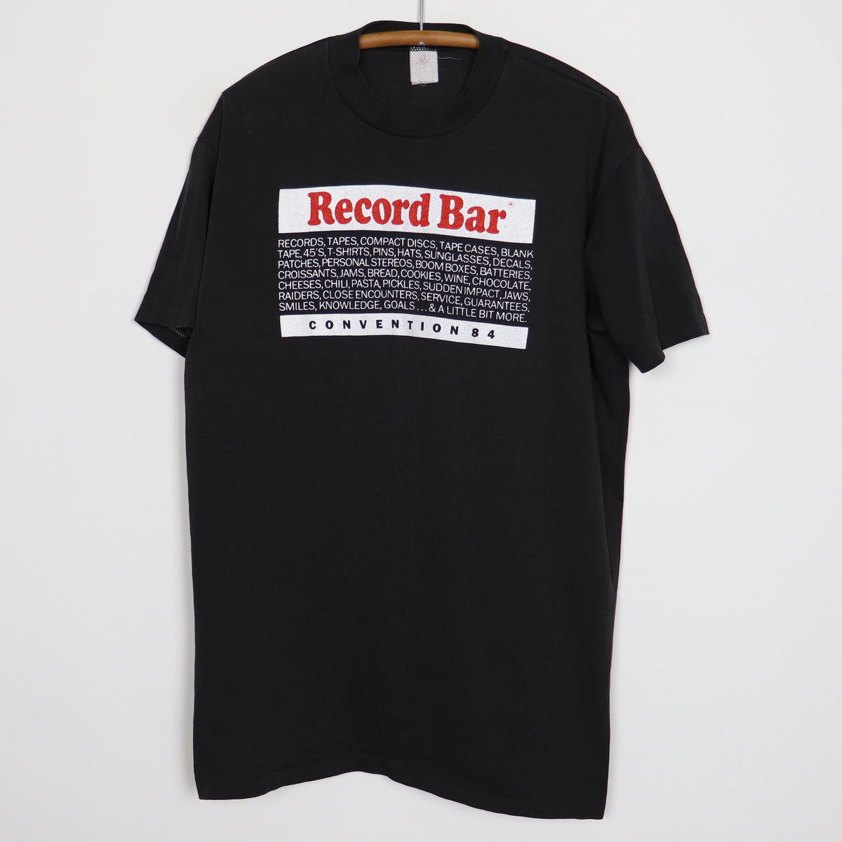 Original vintage 1984 Record Bar Convention Shirt | WyCo Vintage