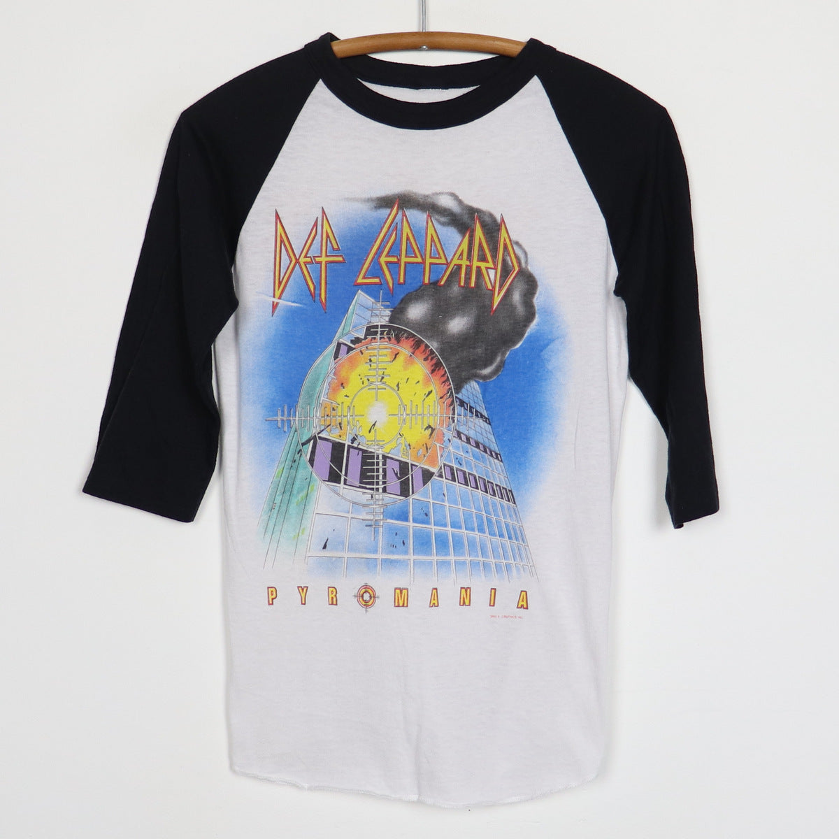 Original vintage 1983 Def Leppard Pyromania Tour Jersey Shirt | WyCo ...