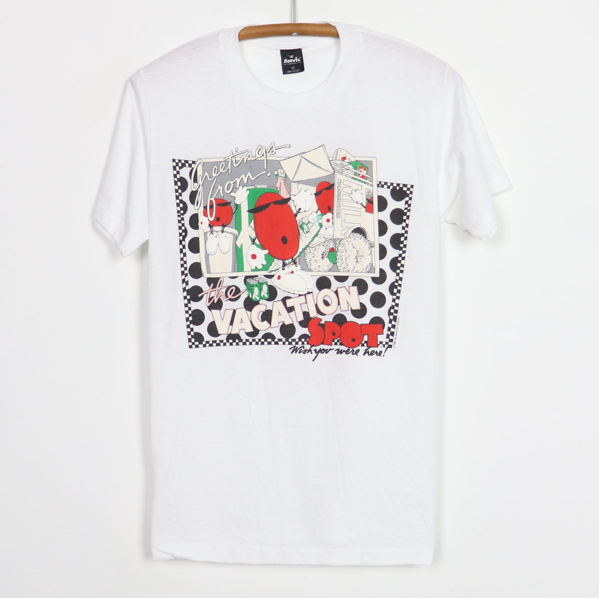 1988 7up The Vacation Spot Wish You Were Here Shirt | WyCo Vintage