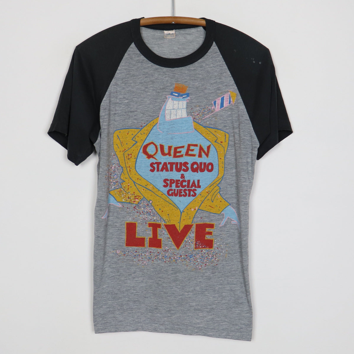 1986 Queen Tour Jersey Shirt – WyCo Vintage