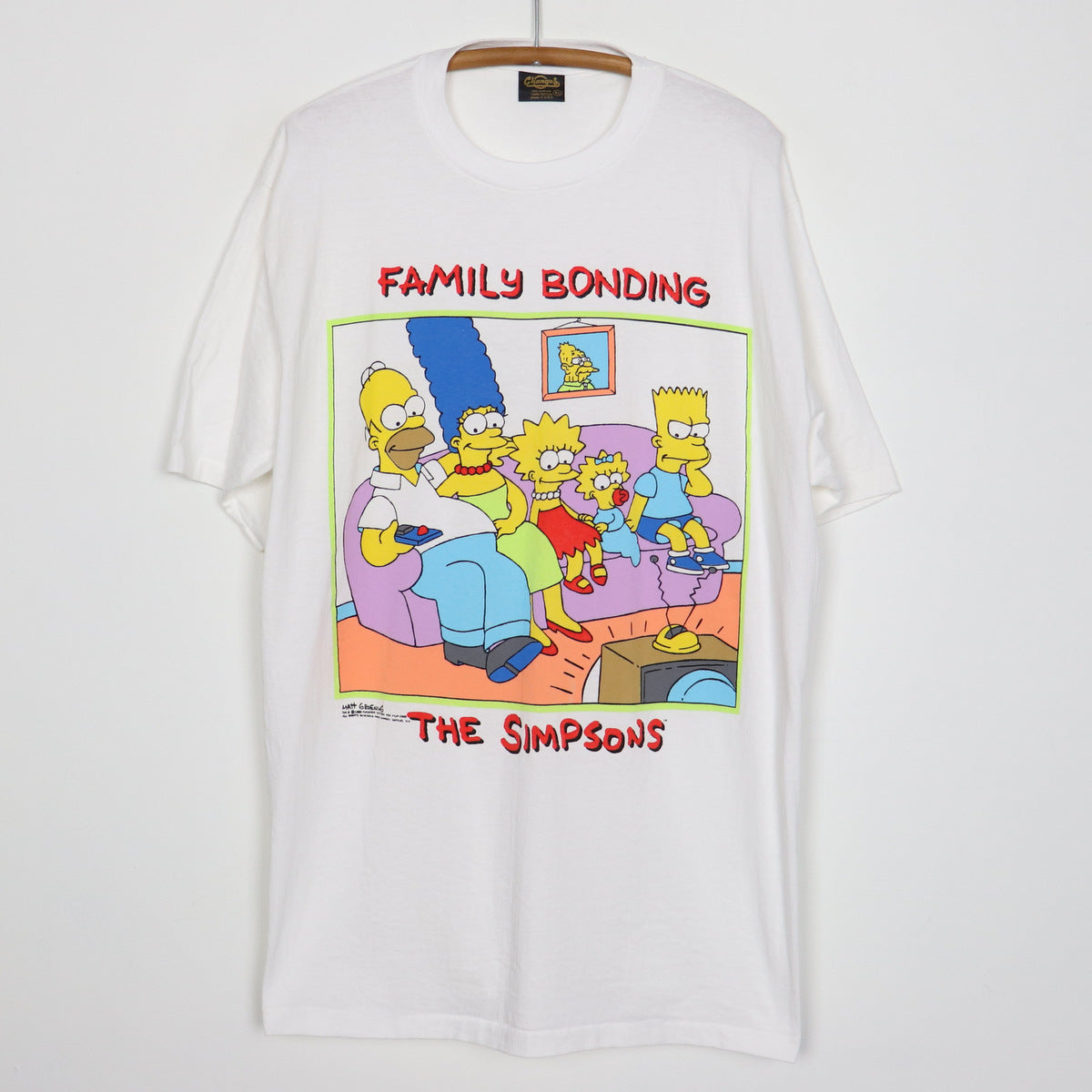 Original vintage 1989 The Simpsons Family Bonding Shirt | WyCo Vintage