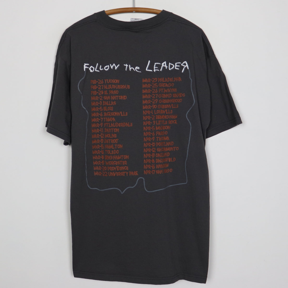1998 Korn Follow The Leader Tour Shirt – WyCo Vintage 1998 Korn Follow The Leader Tour Shirt – WyCo Vintage