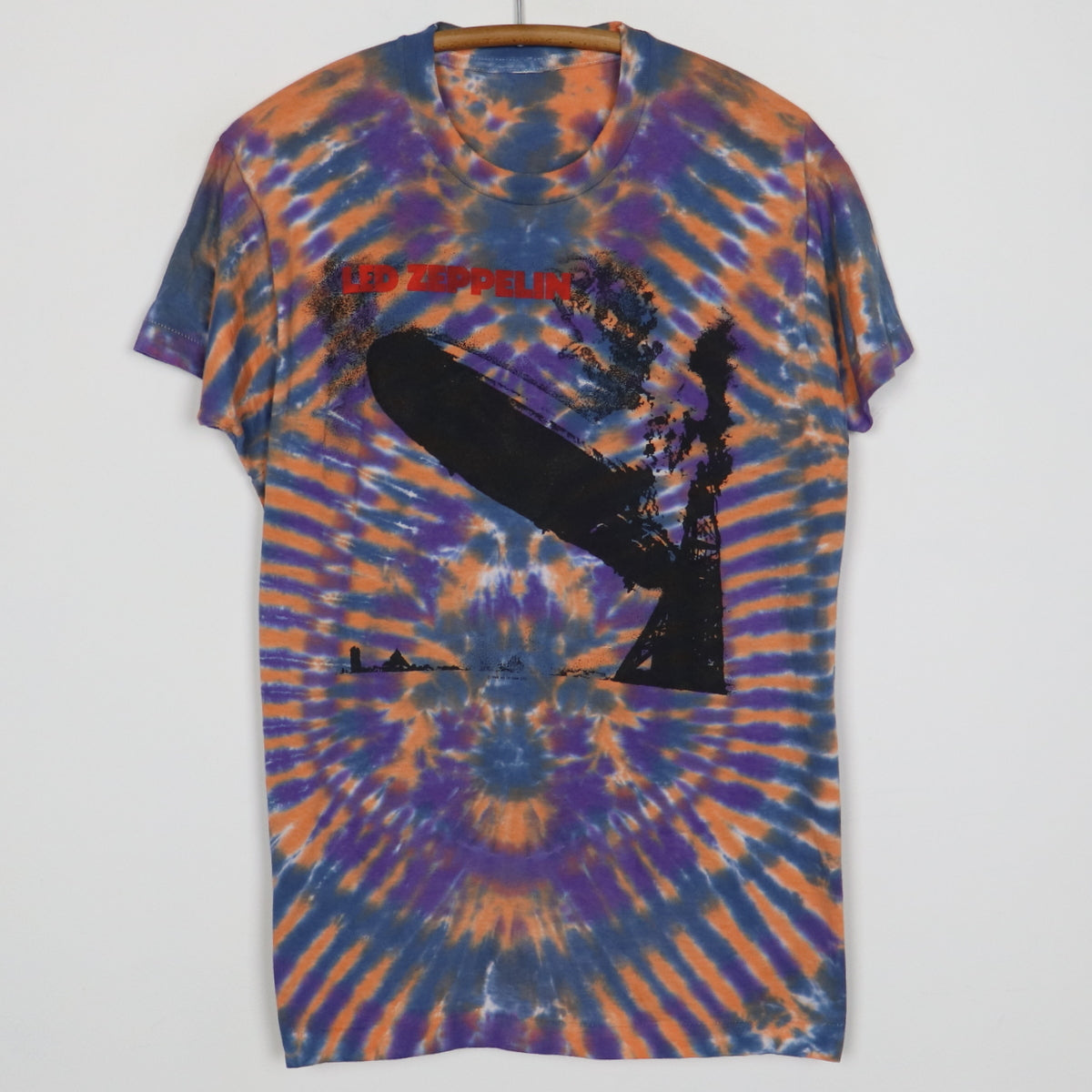 Original vintage 1984 Led Zeppelin Tie Dye Shirt | WyCo Vintage