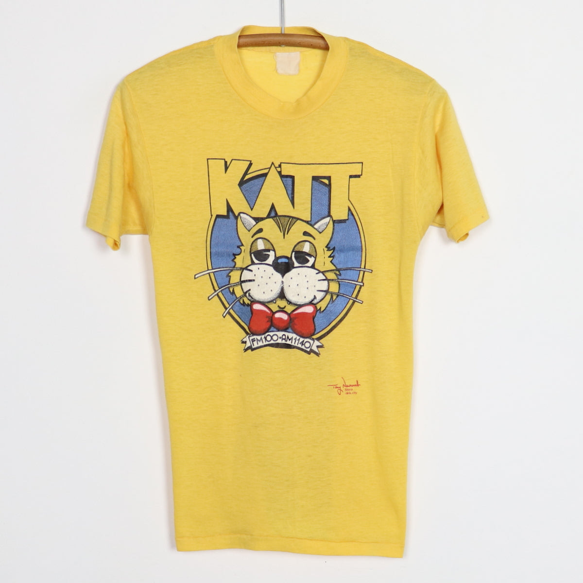 1980s KATT FM 100 Radio Station Promo Shirt – WyCo Vintage