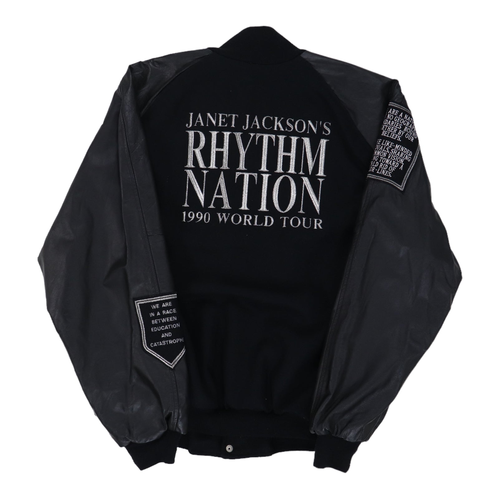 1990 Janet Jackson Rhythm Nation World Tour Jacket | Authentic Vint ...