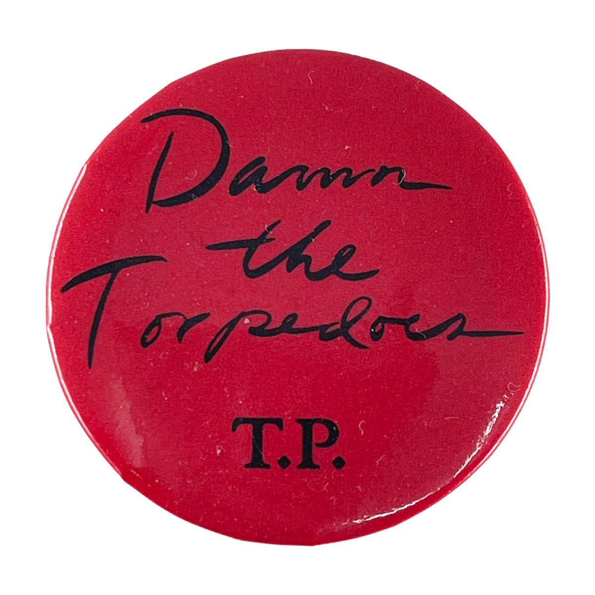 1979 Tom Petty Damn The Torpedoes Pin – WyCo Vintage