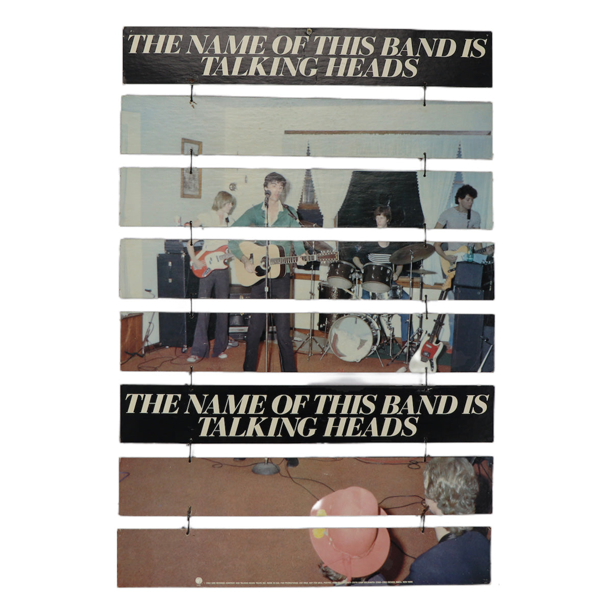 Original vintage 1982 Talking Heads The Name Of The Band Is Promo ...