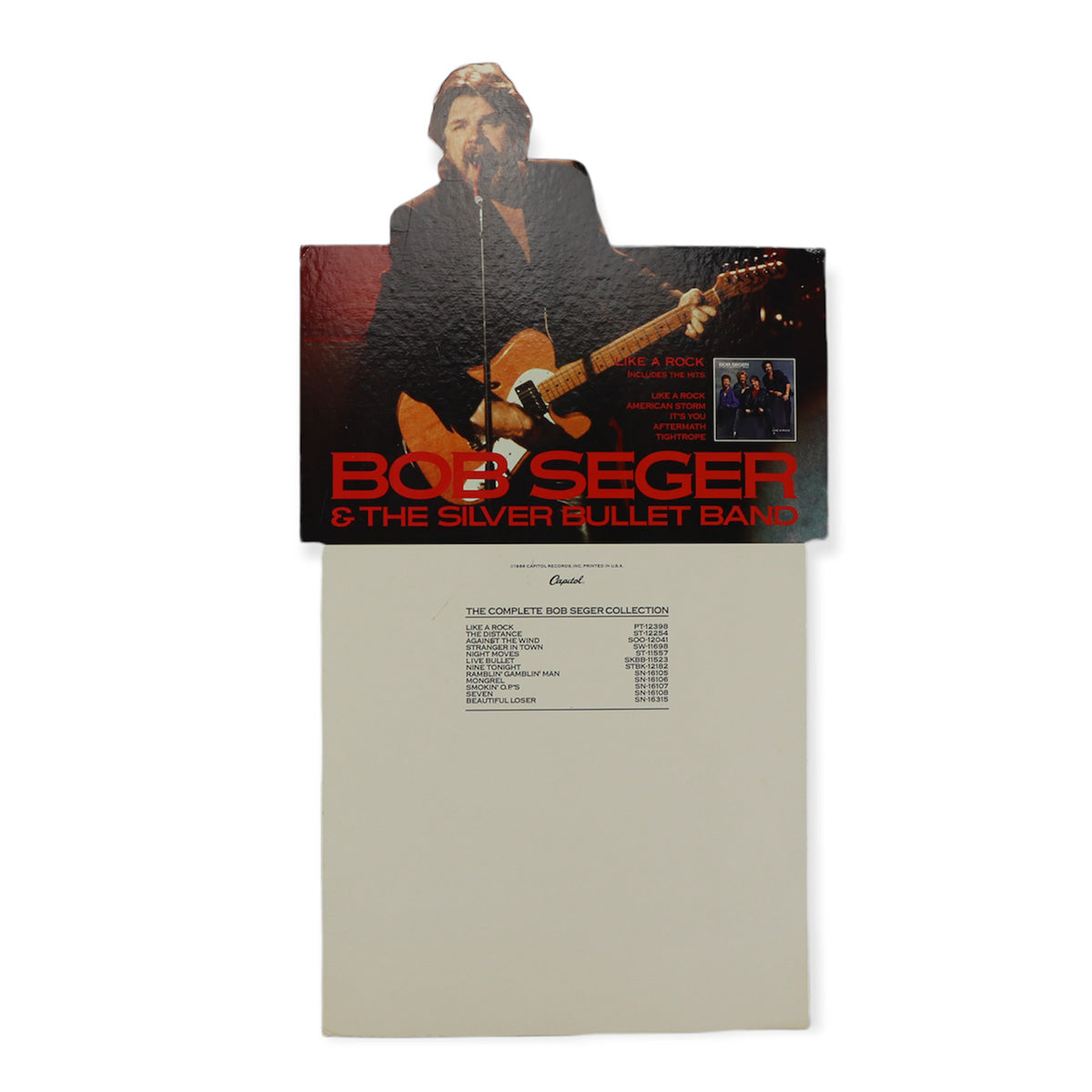 Original vintage 1986 Bob Seger Record Divider | WyCo Vintage