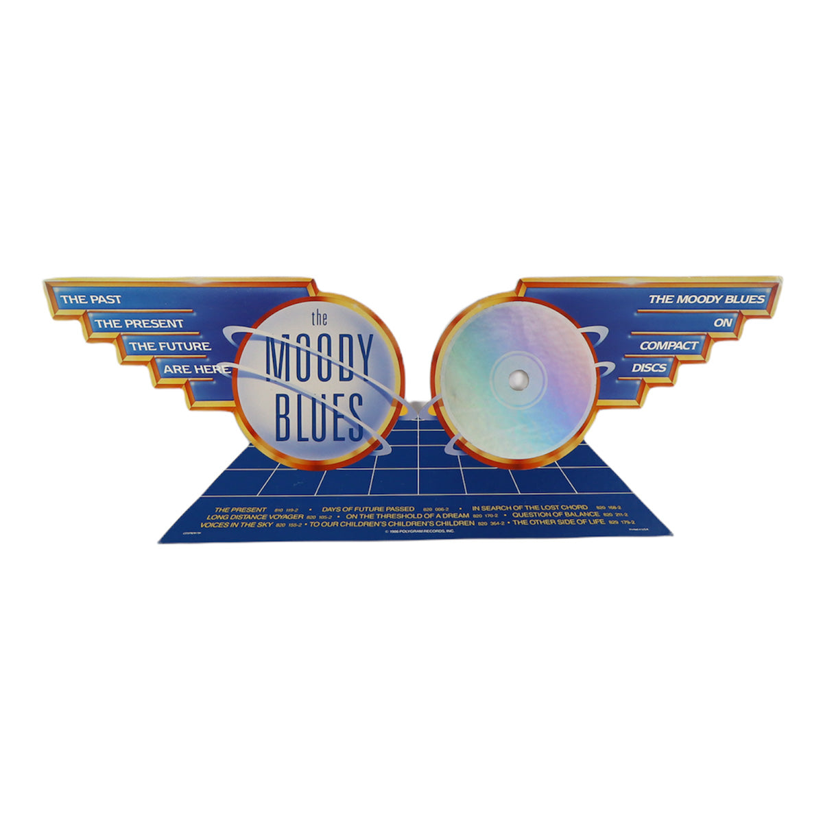 Original vintage 1986 Moody Blues Past Present Future Counter Display ...