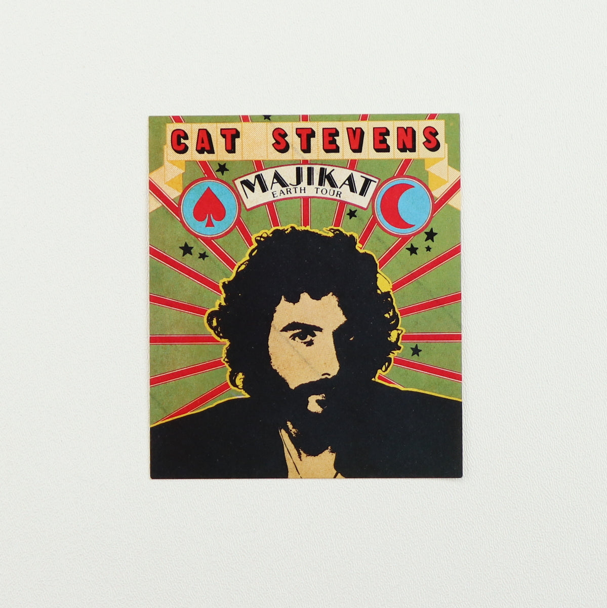 Original vintage 1976 Cat Stevens Majikat Earth Tour | WyCo Vintage