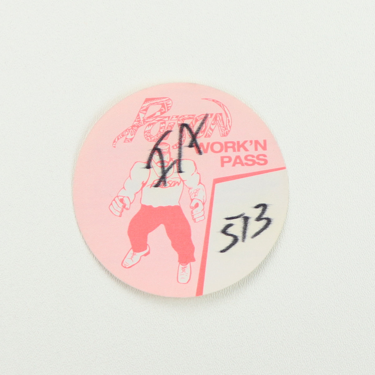 Original vintage 1988 Poison Tour Backstage Pass | WyCo Vintage